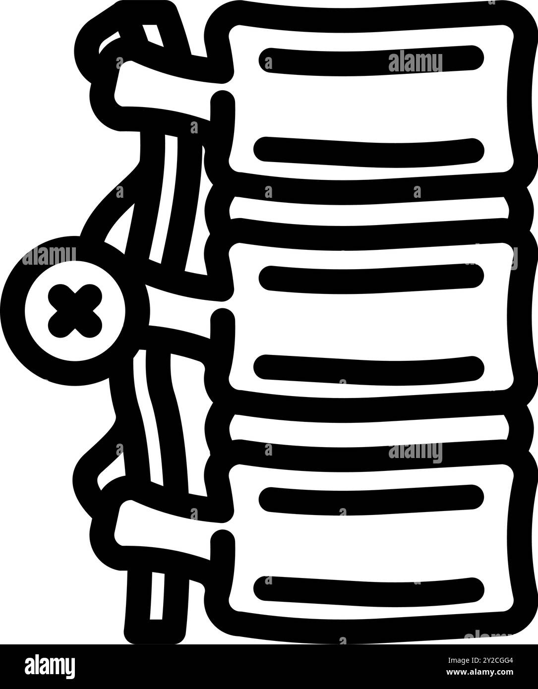 sympathectomy line icon vector illustration Stock Vector Image & Art ...