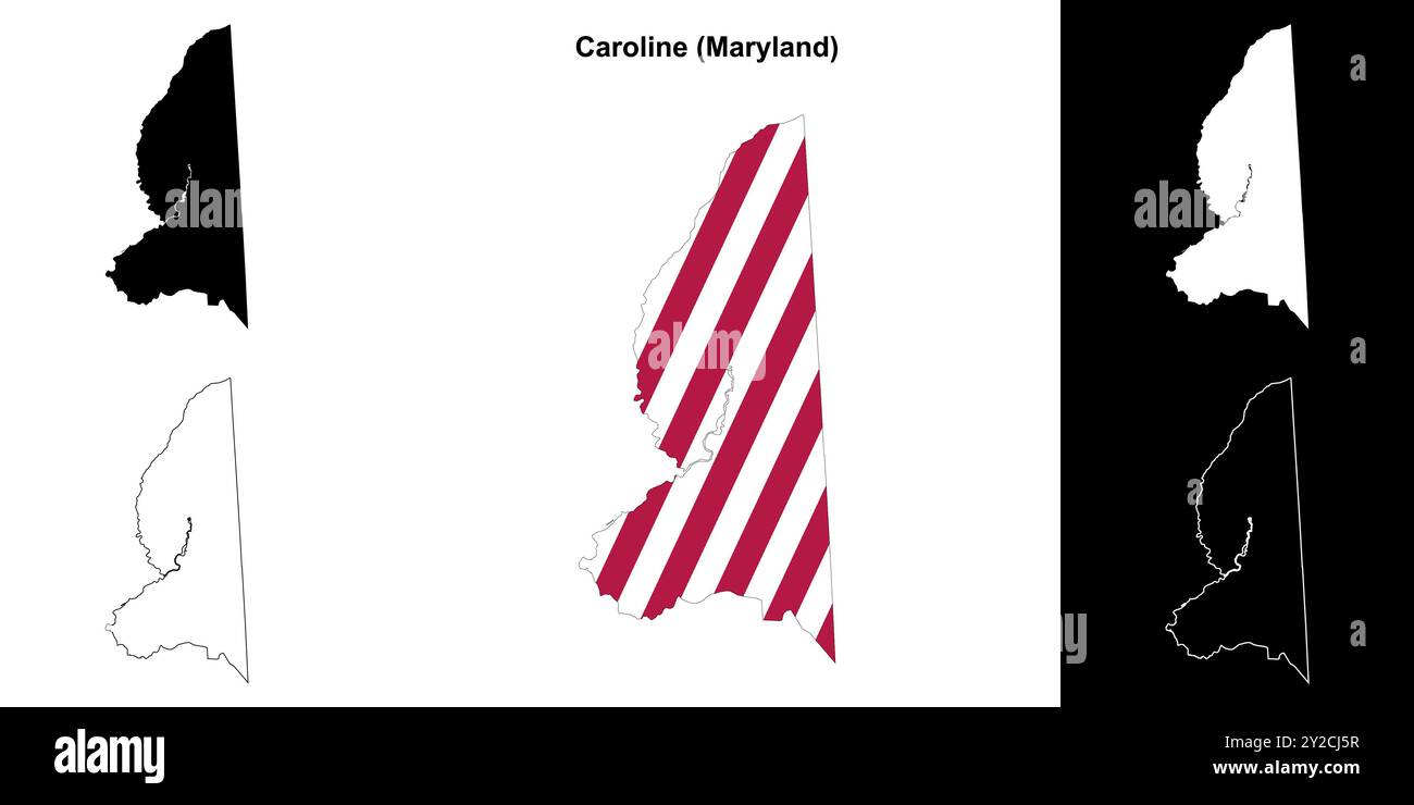 Map of caroline hi-res stock photography and images - Alamy