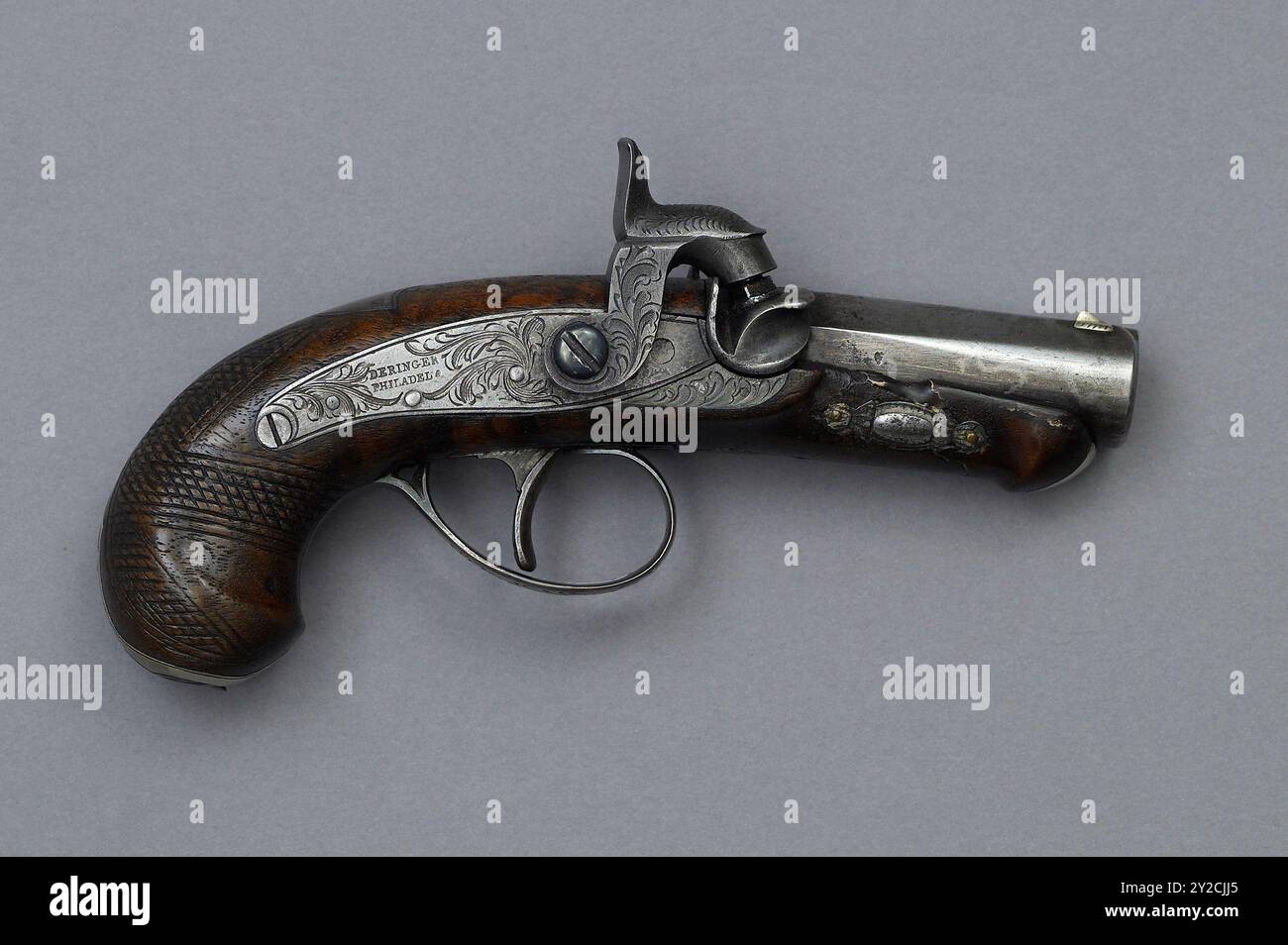 Derringer gun John Wilkes Booth used to assassinate Abraham Lincoln ...