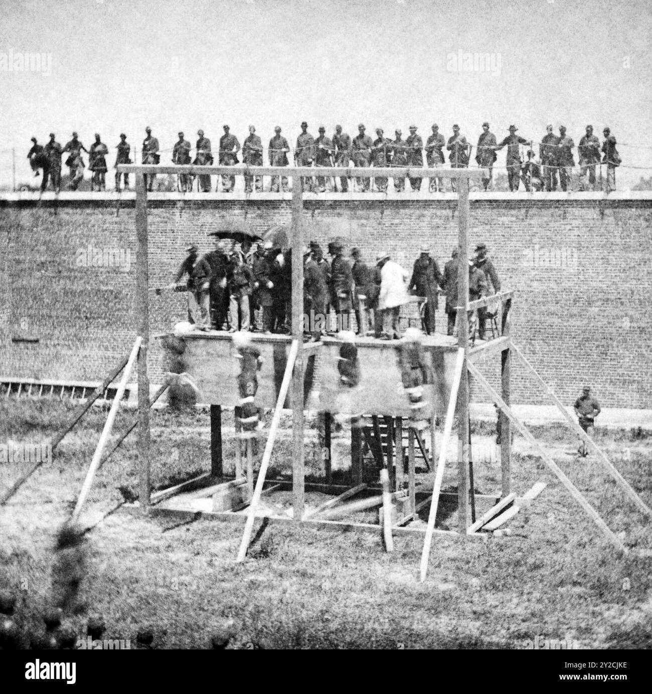 Execution of Mary Surratt, Lewis Powell, David Herold, and George ...