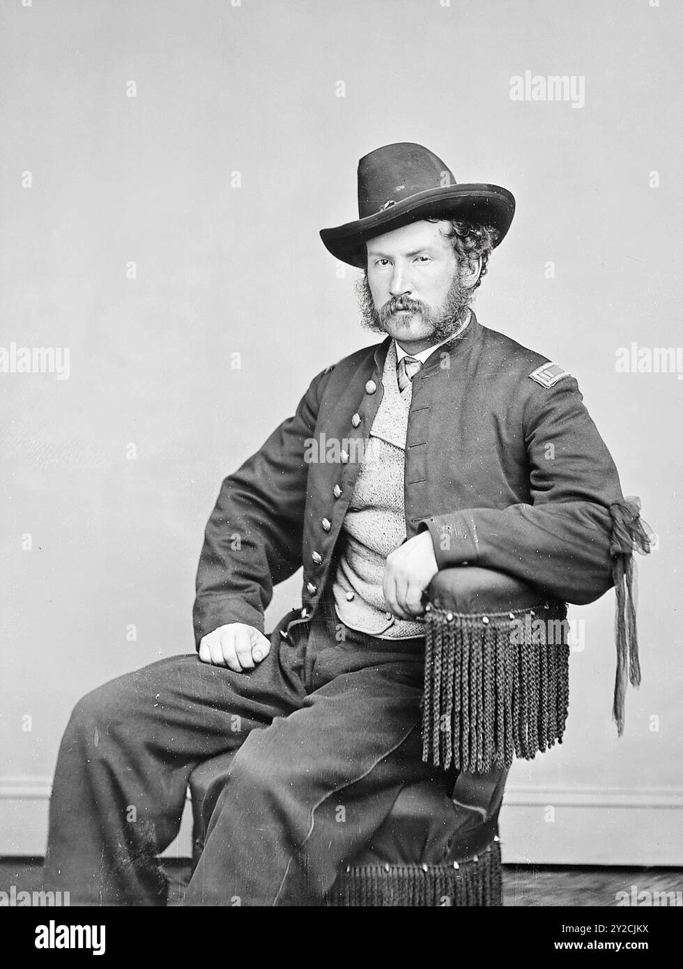 Captain Edward P. Doherty, John Wilkes Booth's Captor. Photo by Mathew ...