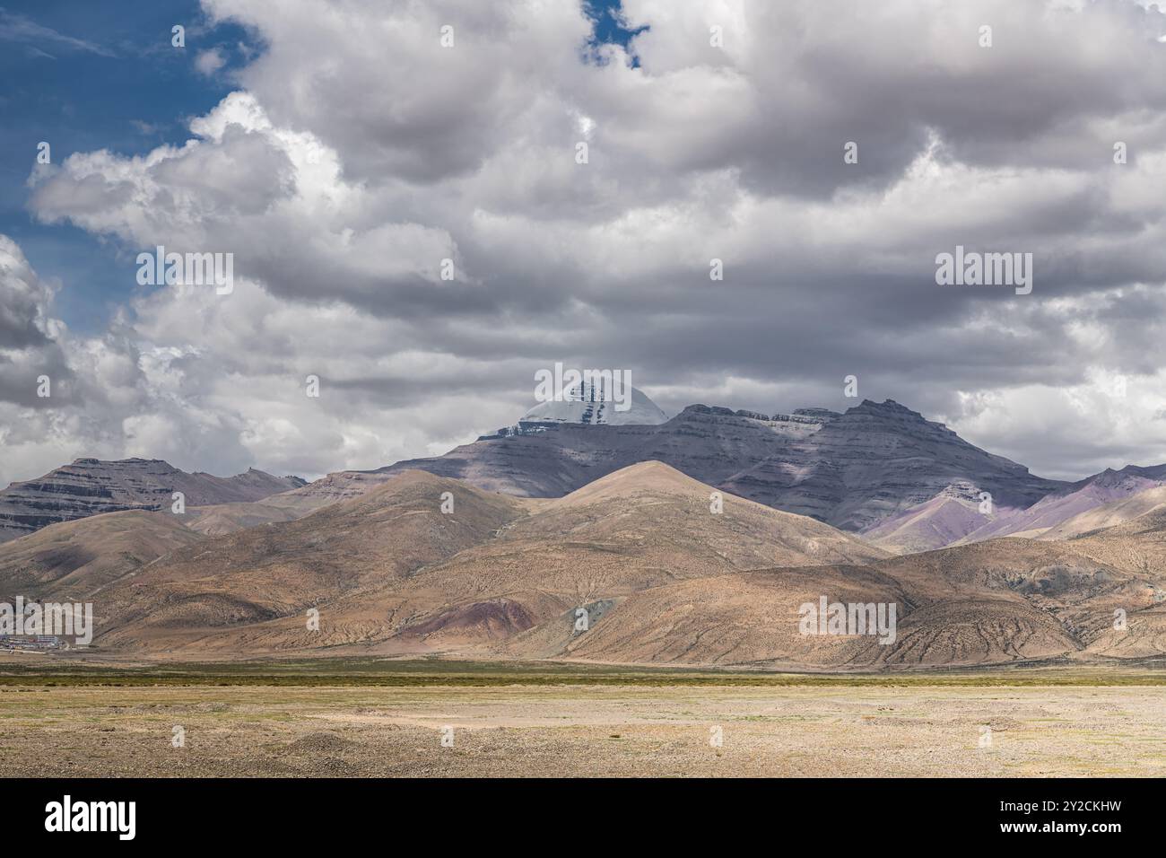 Mount Kailash, is a 6,638 m high peak in the Kailash Range, which forms ...
