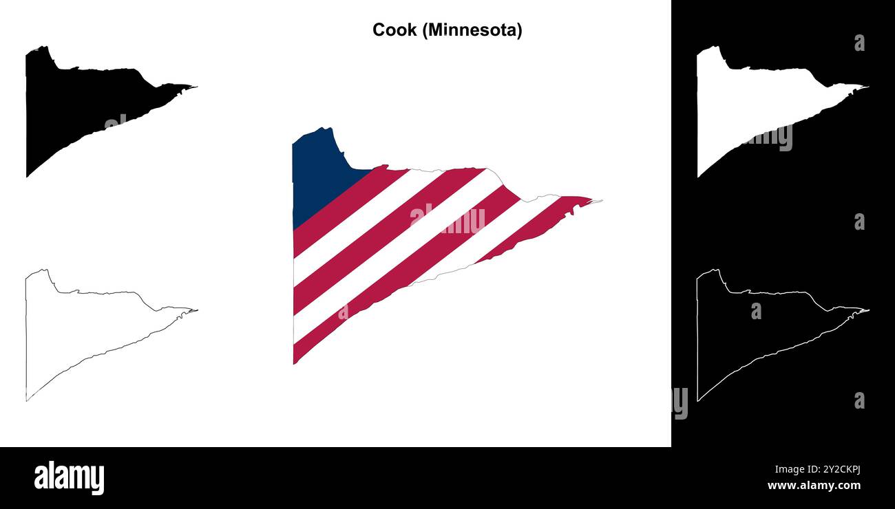 Cook eps map hi-res stock photography and images - Alamy