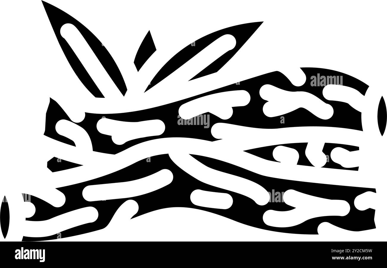 licorice root ayurvedic herb glyph icon vector illustration Stock ...