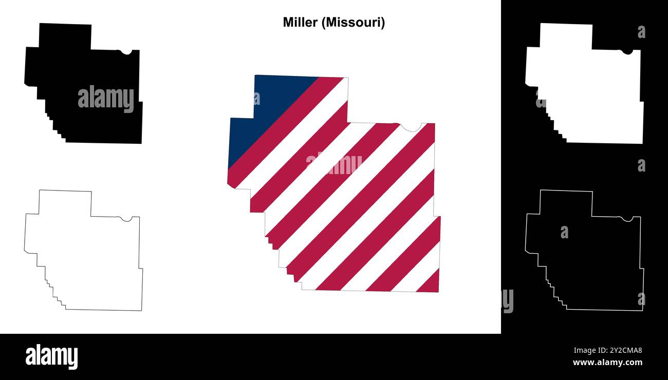 Blank miller map hi-res stock photography and images - Alamy