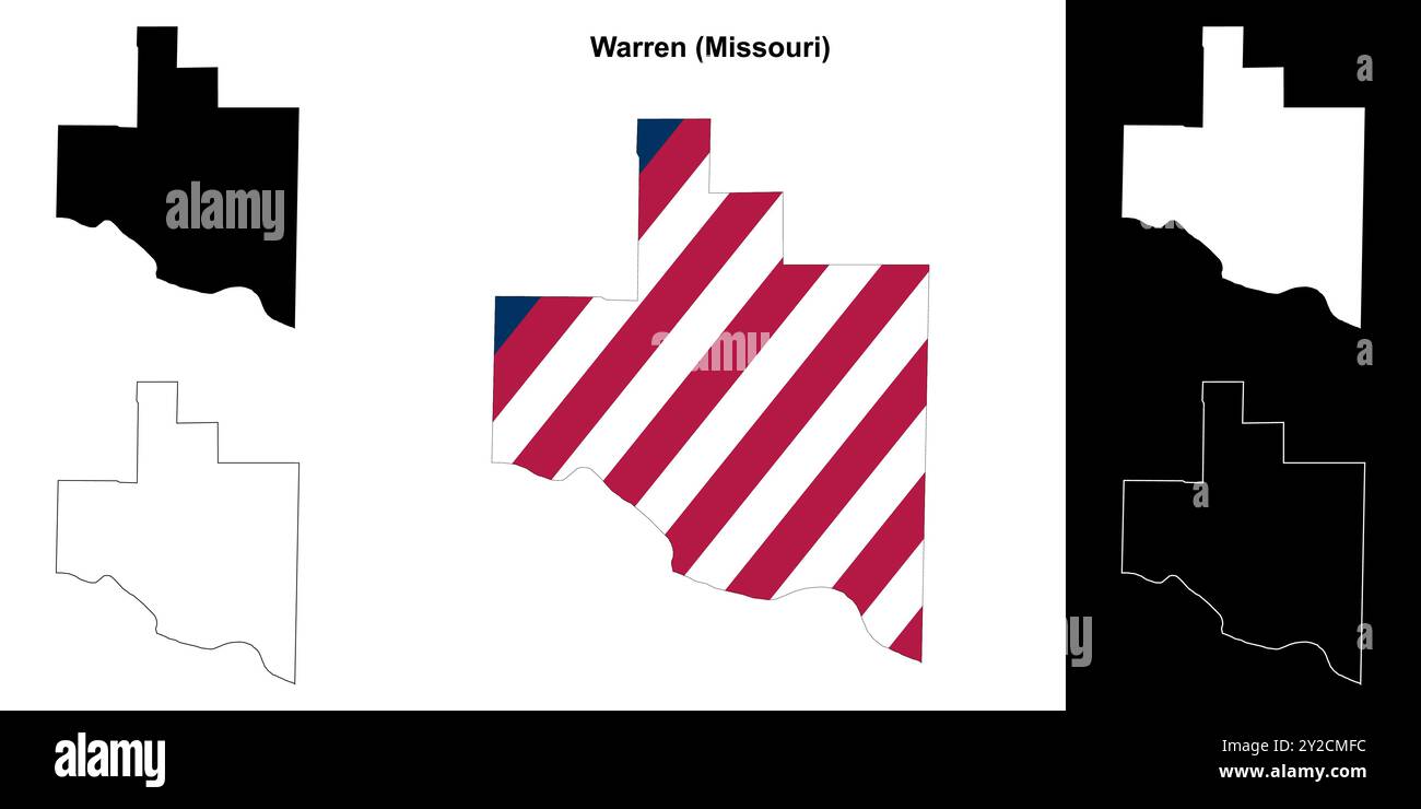 Blank warren map hi-res stock photography and images - Alamy
