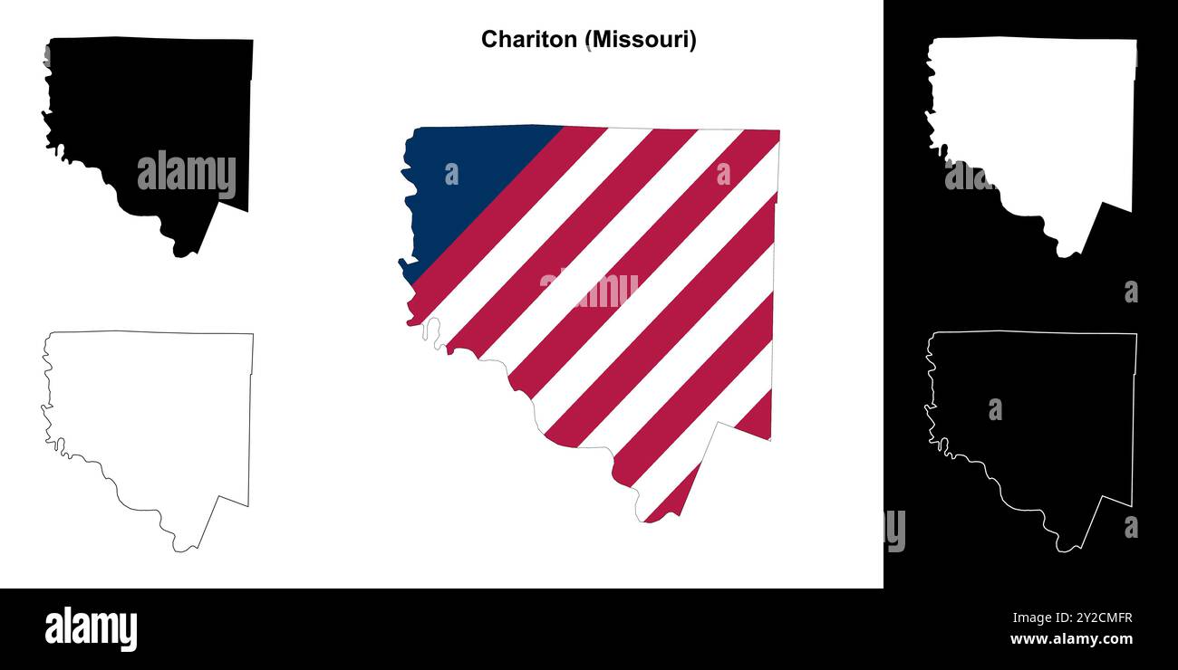 Chariton county map hi-res stock photography and images - Alamy