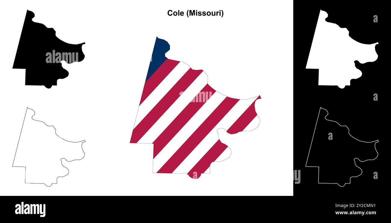 Blank cole map hi-res stock photography and images - Alamy