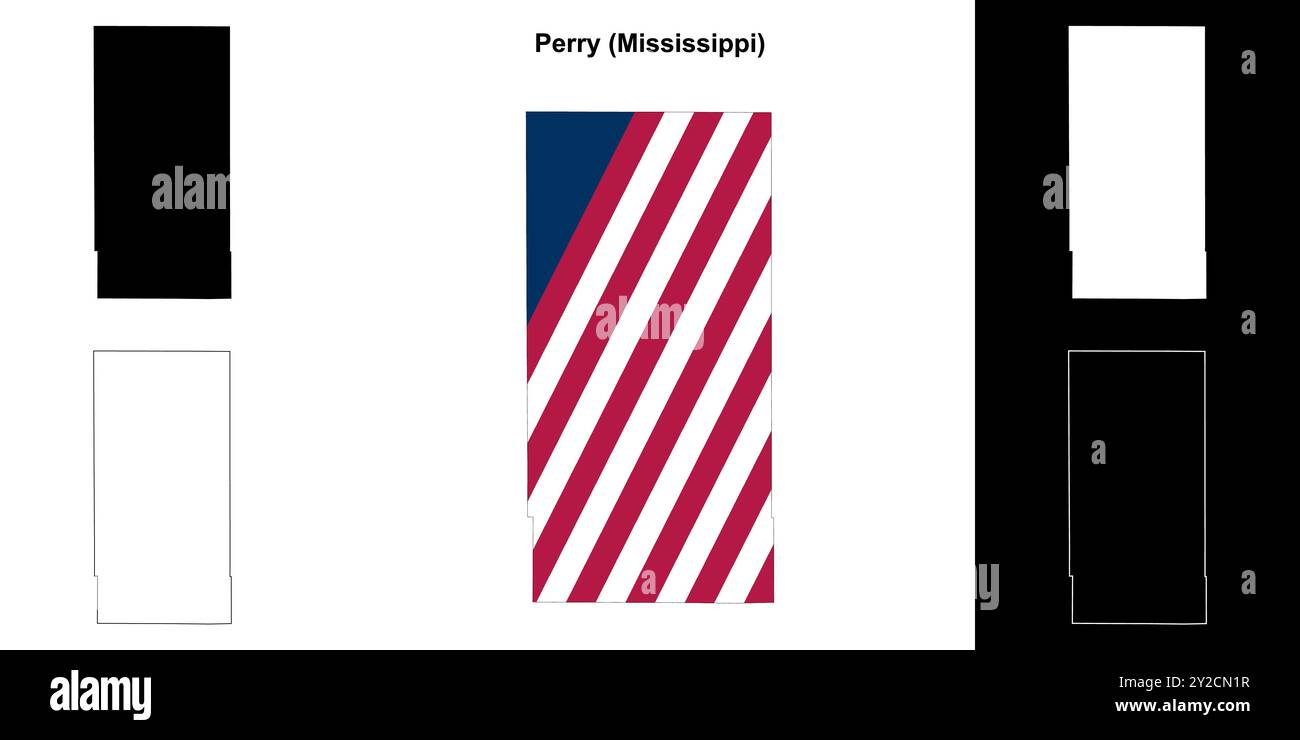 Map of perry hi-res stock photography and images - Alamy