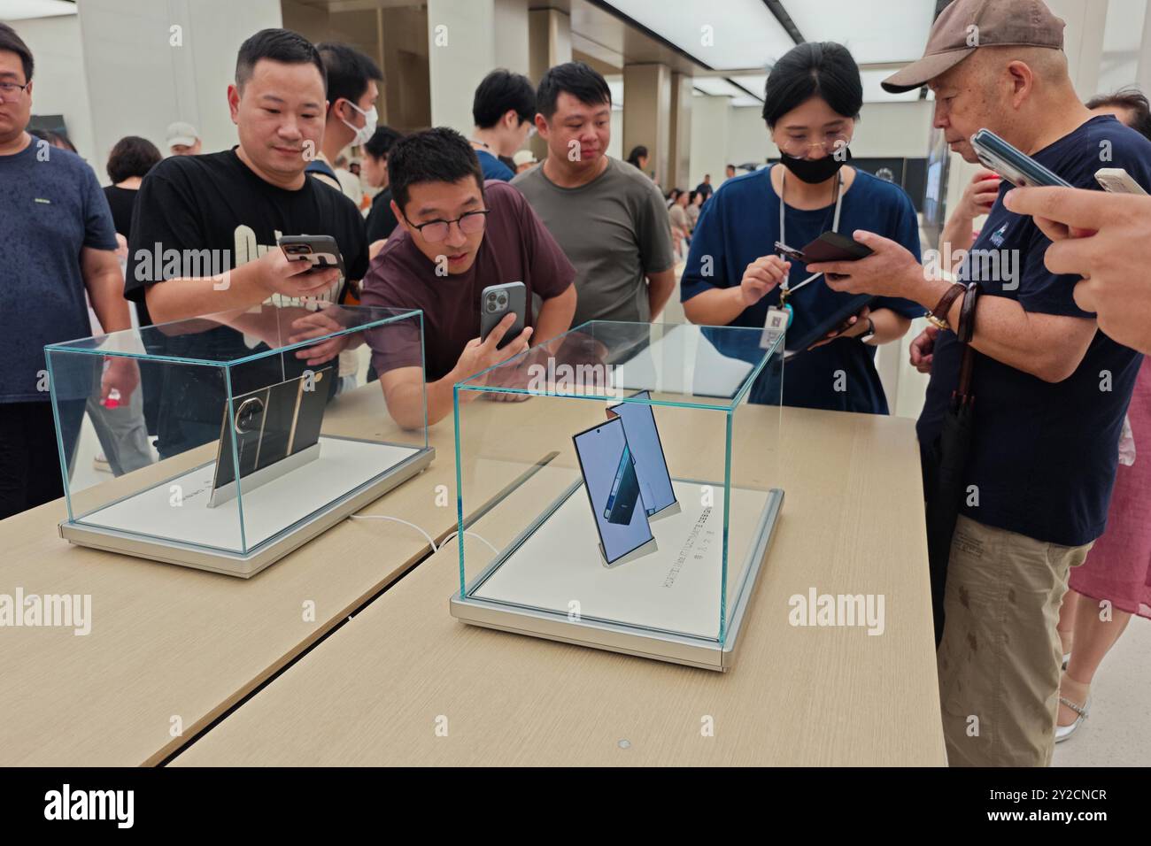 SHANGHAI, CHINA - SEPTEMBER 10, 2024 - Customers experience the world's ...