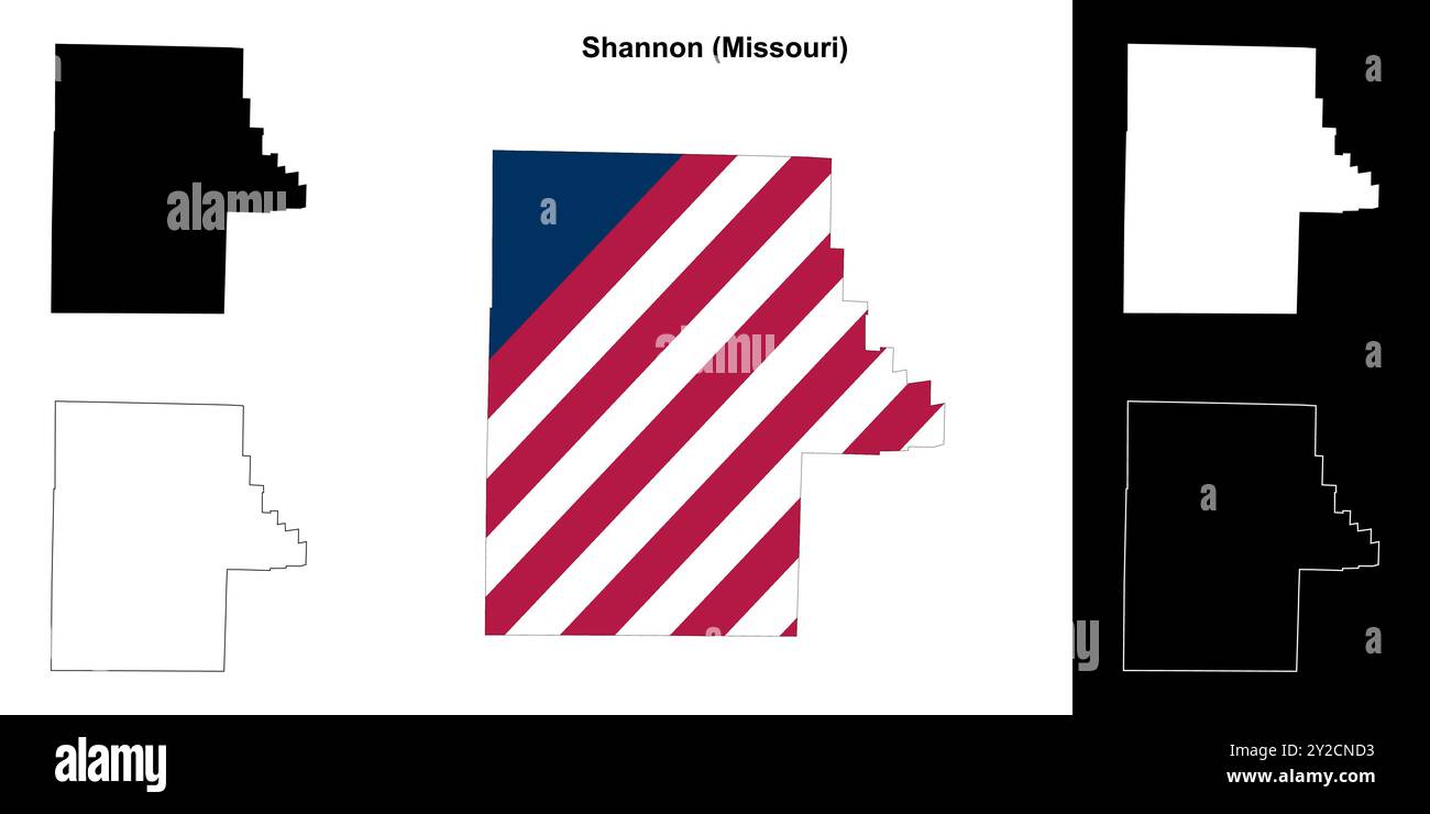 Blank shannon map hi-res stock photography and images - Alamy