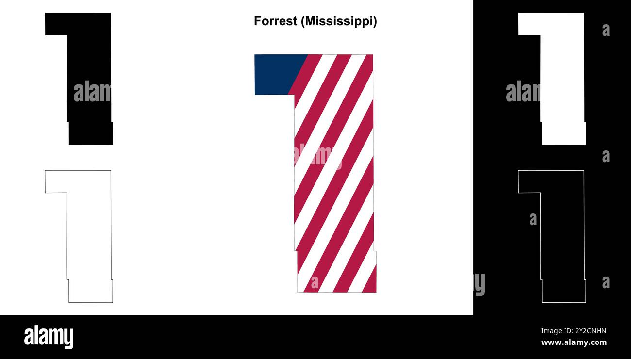 Blank forrest map hi-res stock photography and images - Alamy