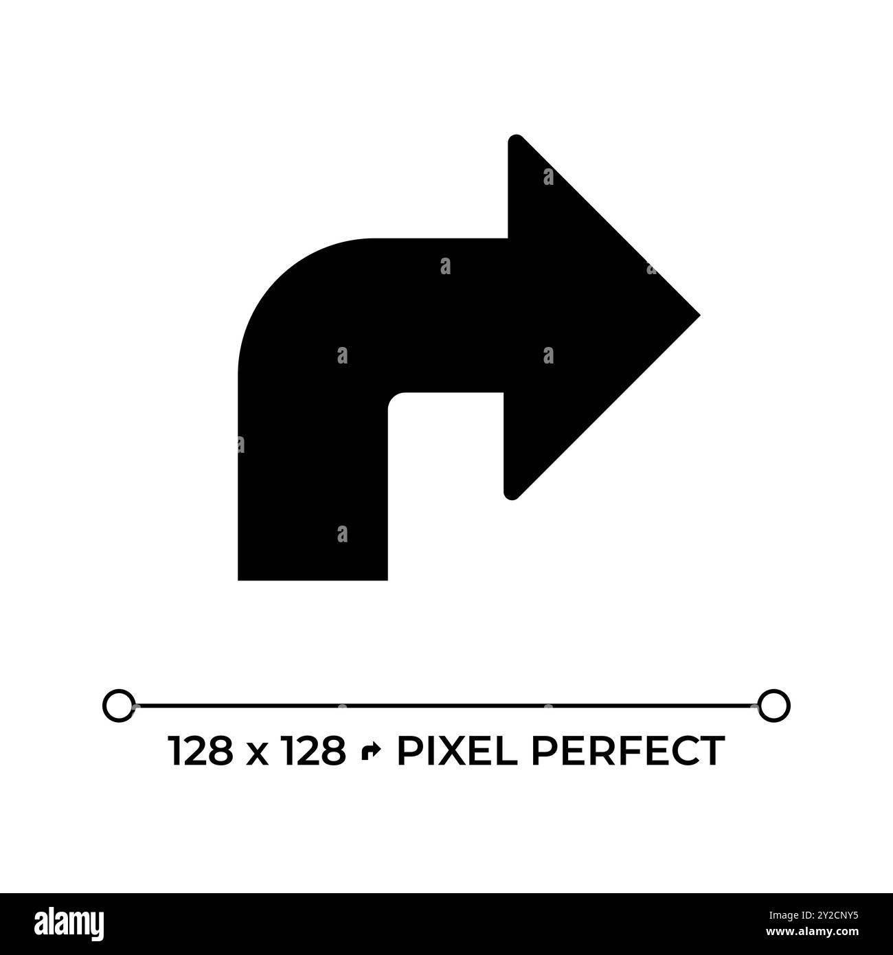 Turn right icon logo Black and White Stock Photos & Images - Alamy