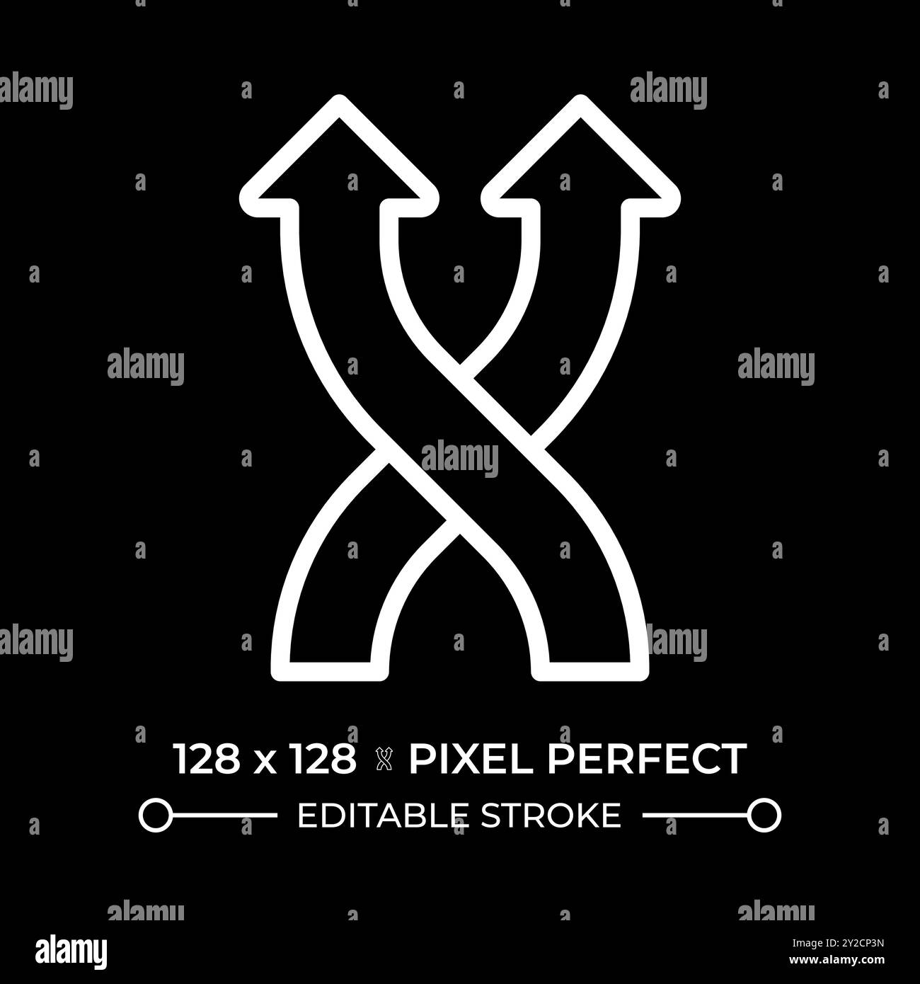 Shuffle arrow icon black Stock Vector Images - Alamy