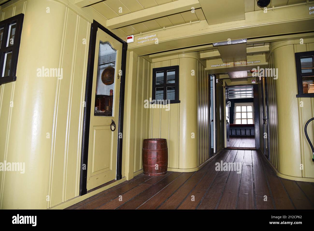 Amsterdam, the Netherlands. July2, 2024. The interior of a 17th century ...