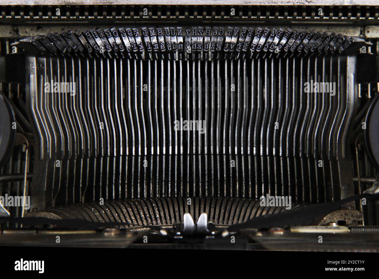 detail of typing machine as very nice technology background Stock Photo ...