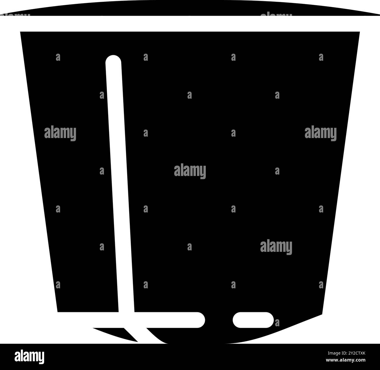 coffee pod plastic package glyph icon vector illustration Stock Vector ...