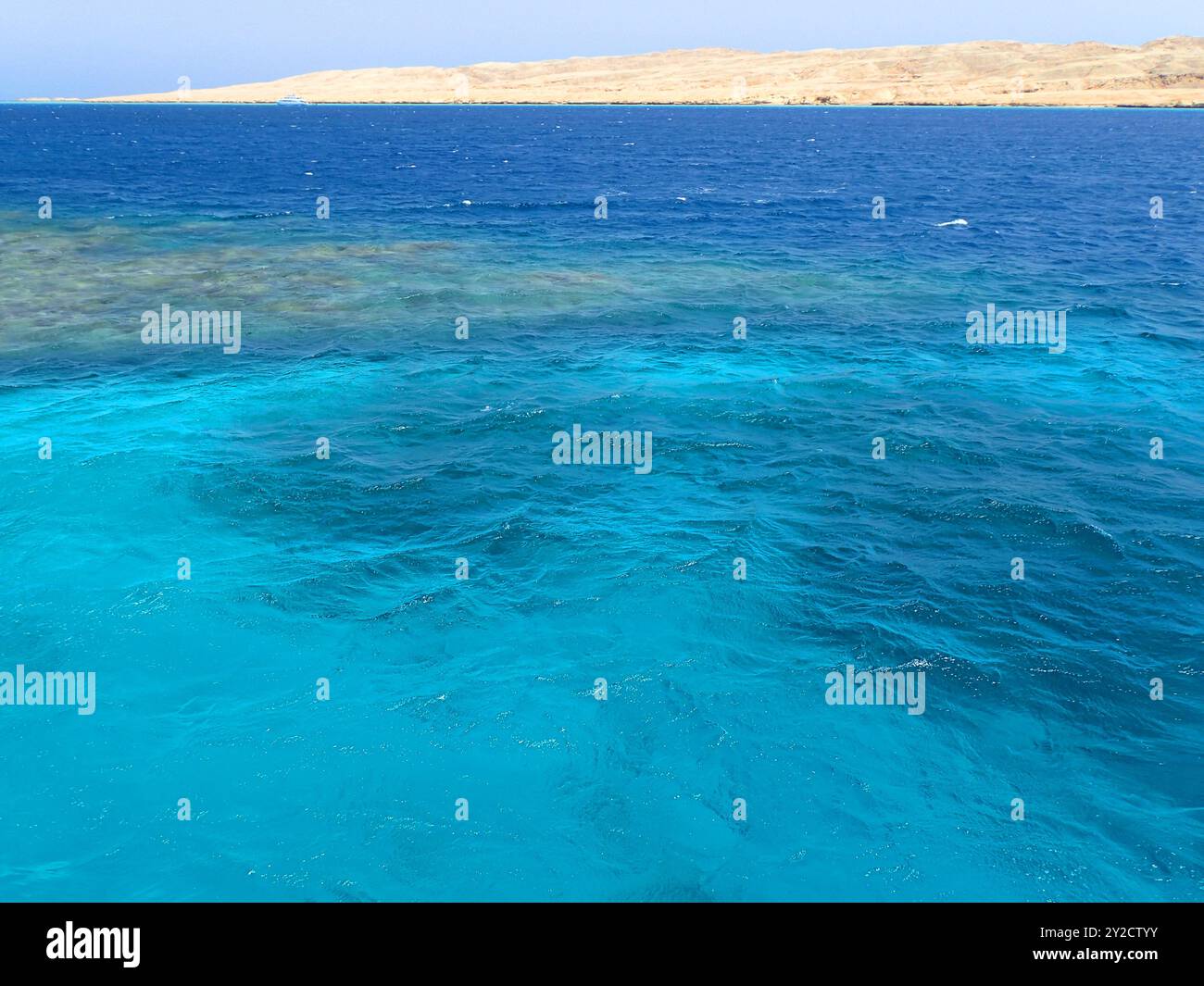 view from sea boat in Egypt red sea Stock Photo - Alamy