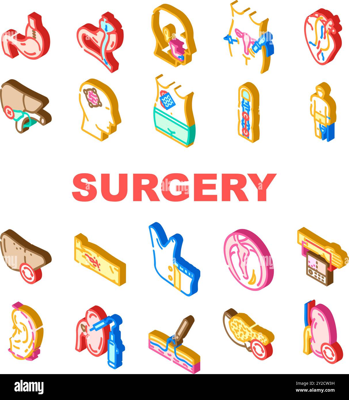 surgery doctor scalpel icons set vector Stock Vector Image & Art - Alamy