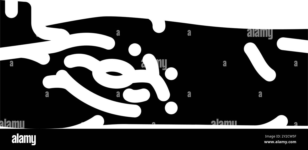 lymph node dissection surgery glyph icon vector illustration Stock ...