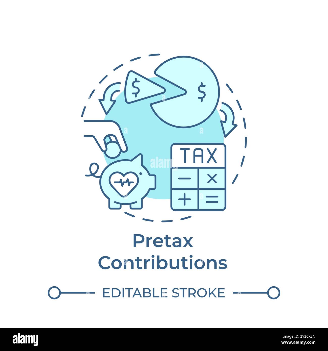 Health insurance contribution Stock Vector Images - Alamy