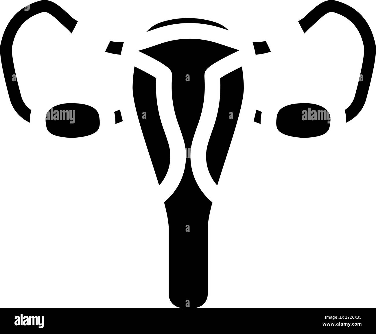 tubal ligation surgery glyph icon vector illustration Stock Vector ...