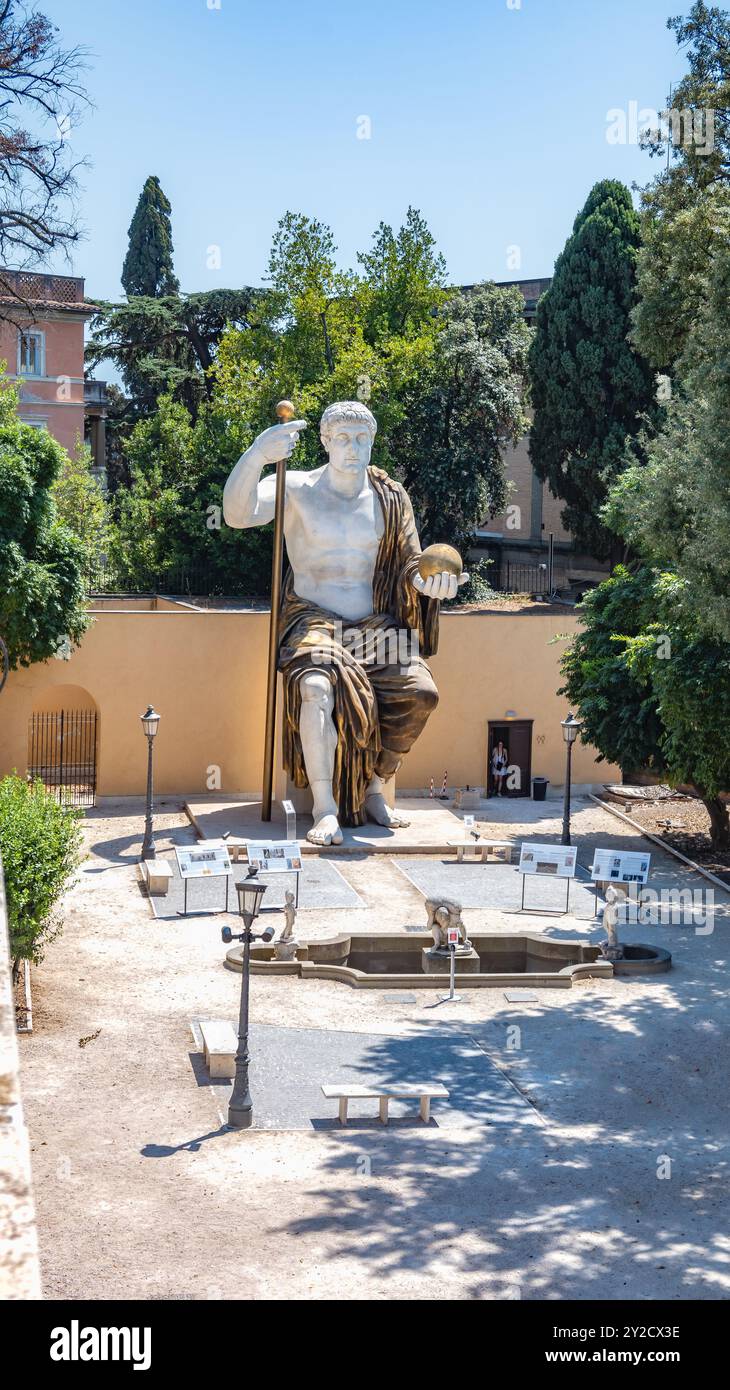 Rome, Italy, Colossus of Constantine was reconstructed by Capitoline ...