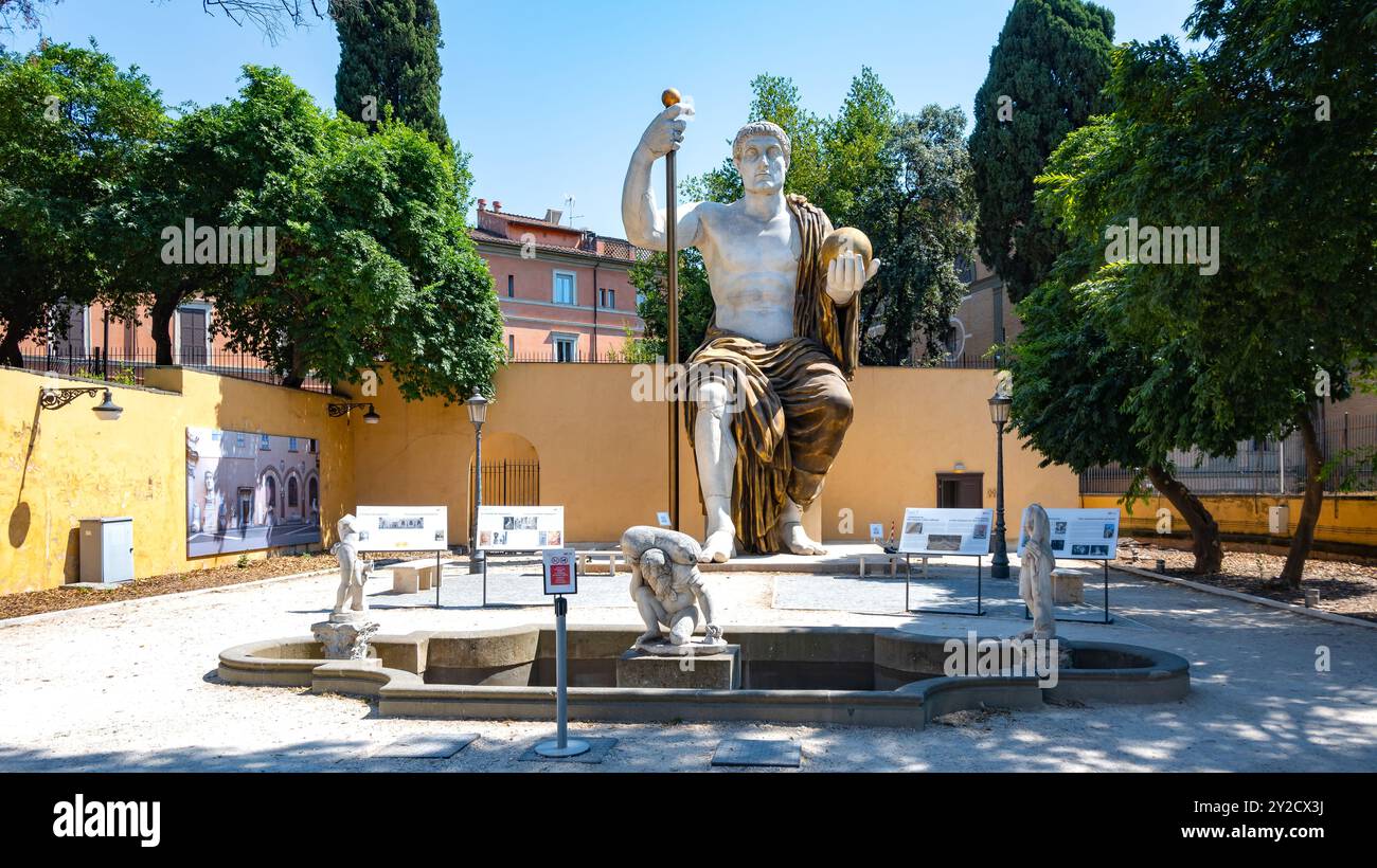 Rome, Italy, Colossus of Constantine was reconstructed by Capitoline ...