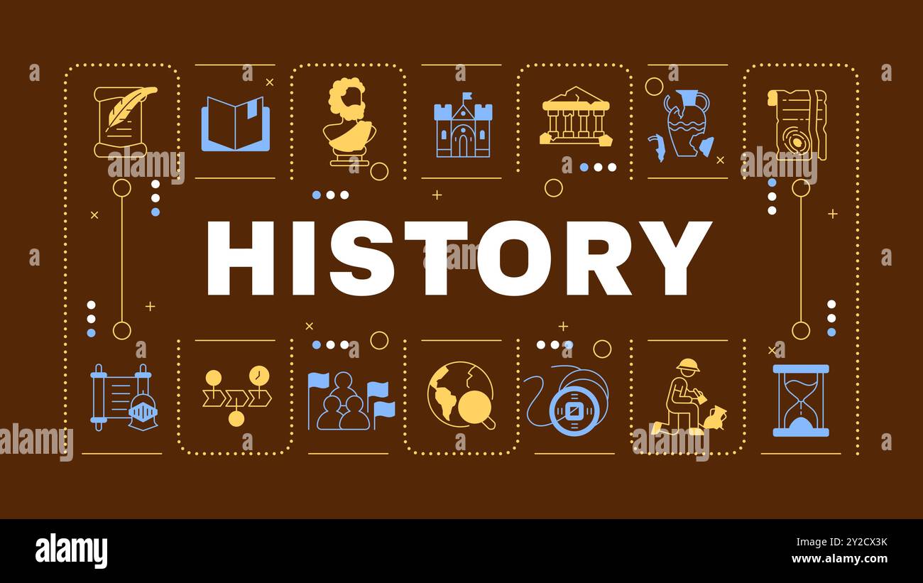 History brown word concept Stock Vector Image & Art - Alamy