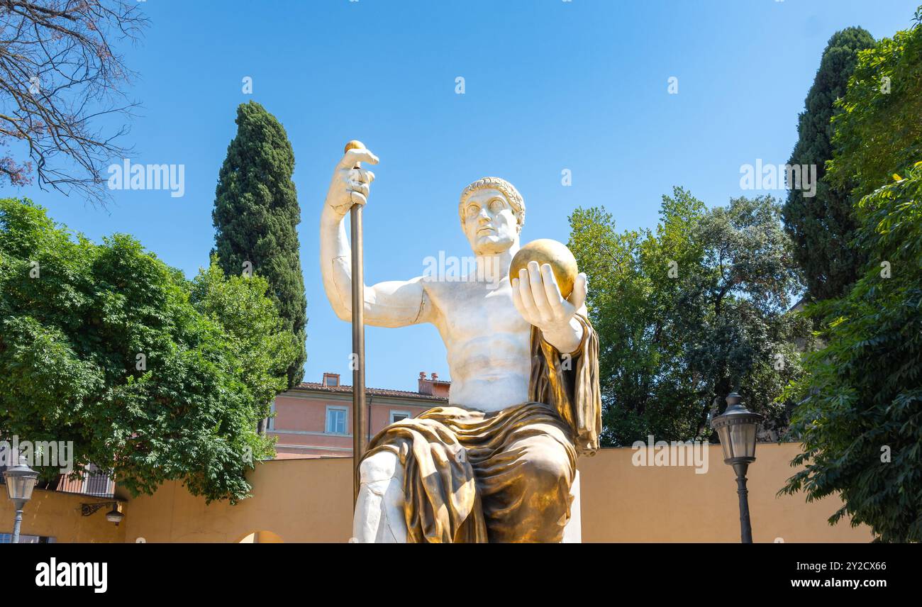 Rome, Italy, Colossus of Constantine was reconstructed by Capitoline ...