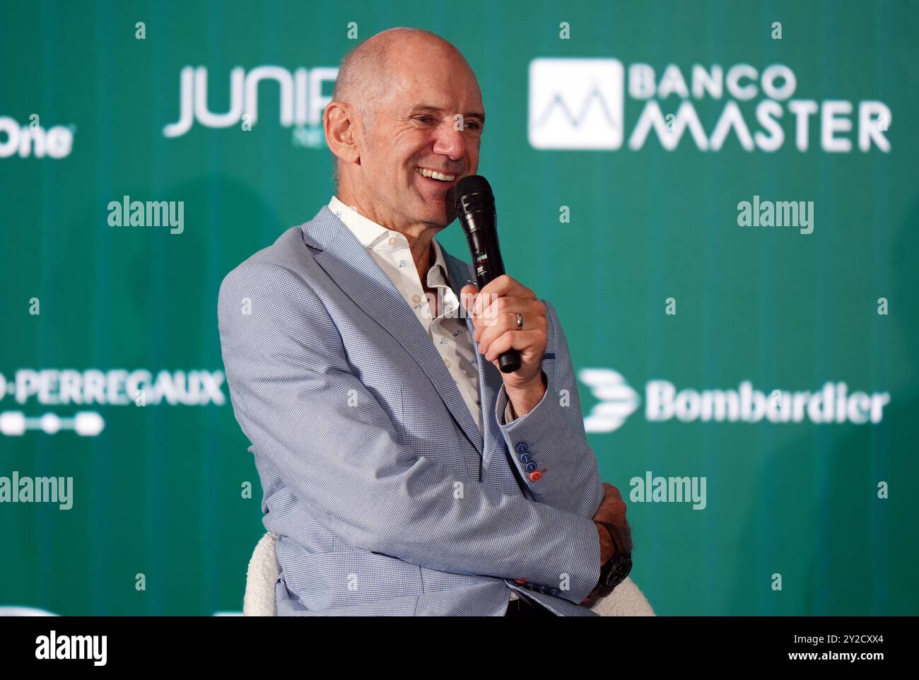 Adrian Newey, newly appointed managing technical partner of Aston ...