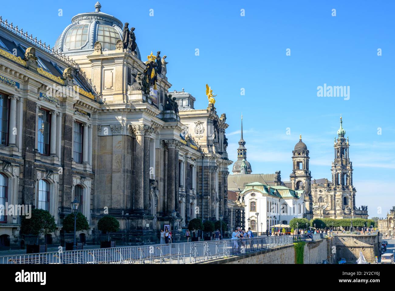 Bruhl's Terrace historic architectural terrace nicknamed "The Balcony ...