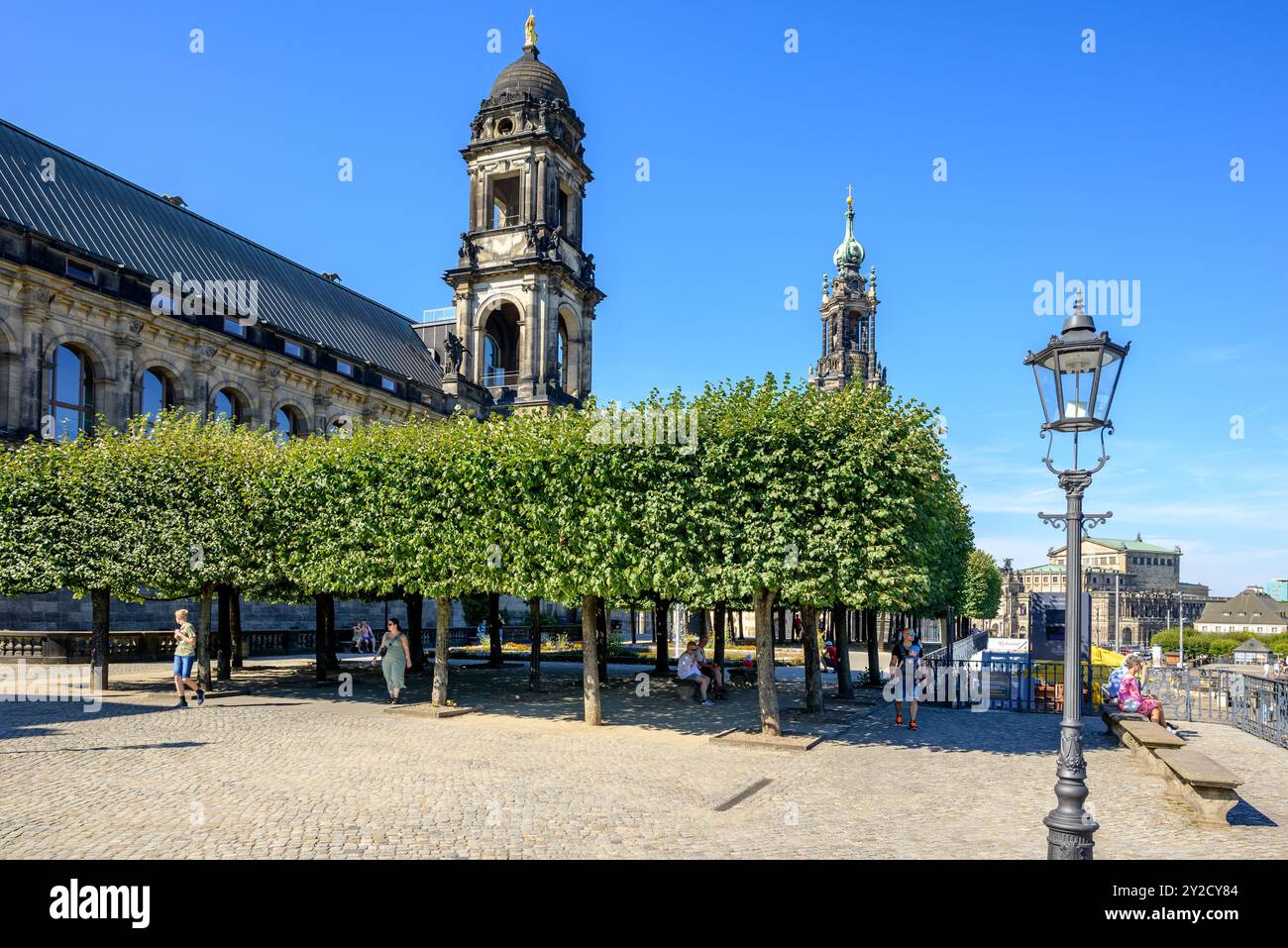 Bruhl's Terrace historic architectural terrace nicknamed "The Balcony ...