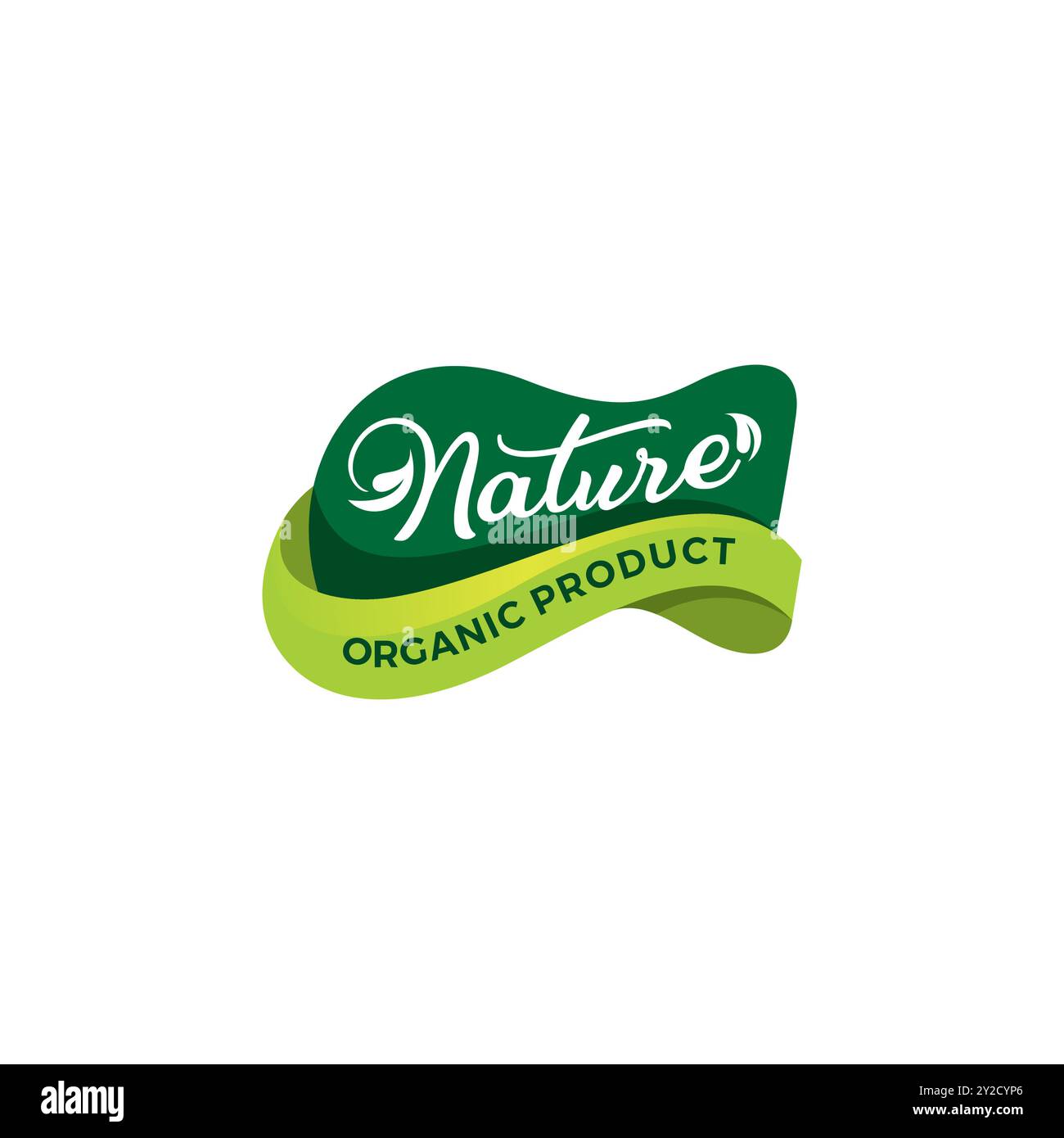 Nature Organic Product Label Design. Label Food Vector Stock Vector ...