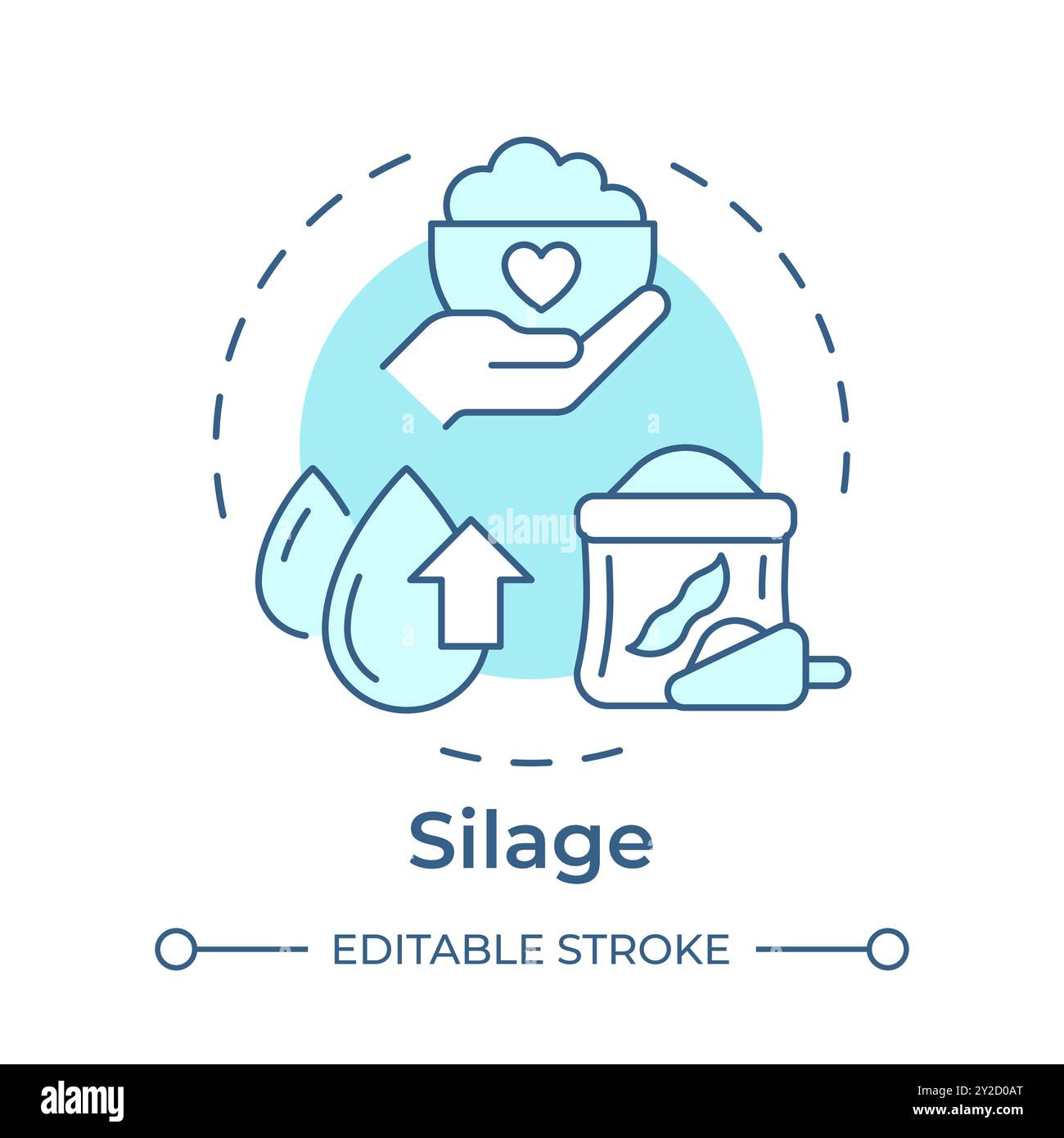 Farm silage Cut Out Stock Images & Pictures - Alamy