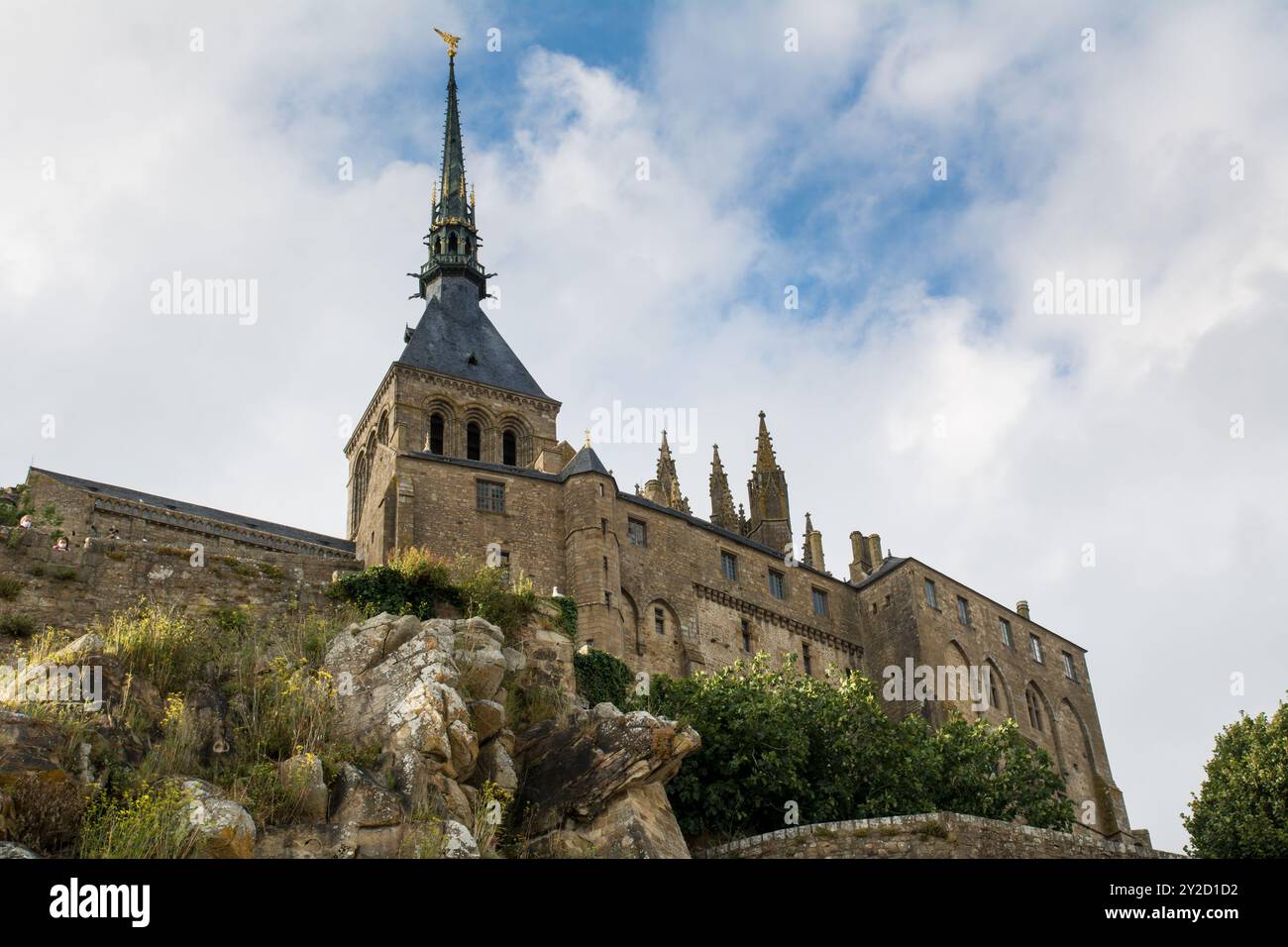 medieval town Abbey of Mont Saint Michel is a commune in Normandy ...