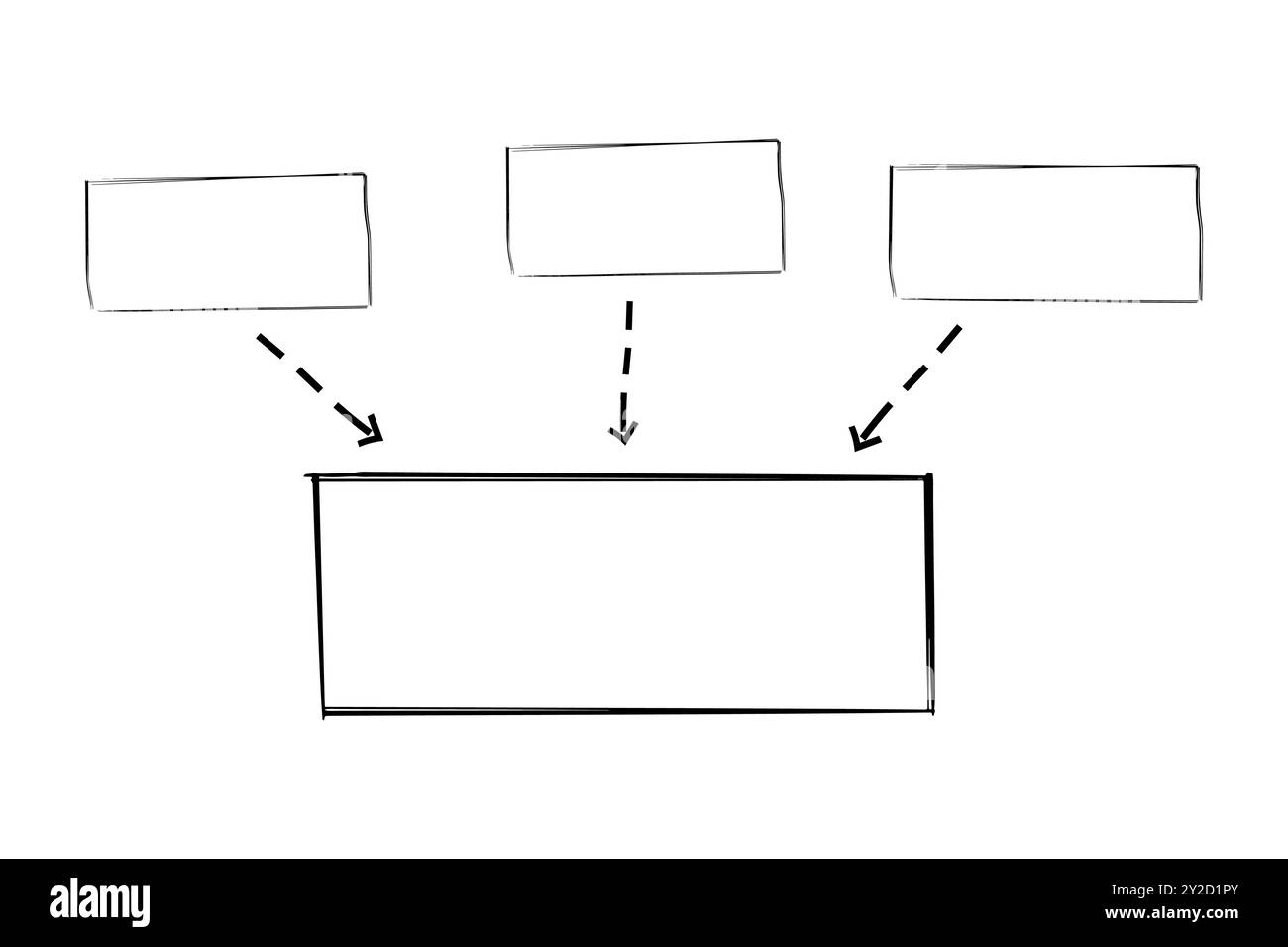 Mind map infographic diagram doodle line free hand drawing. Idea scheme ...