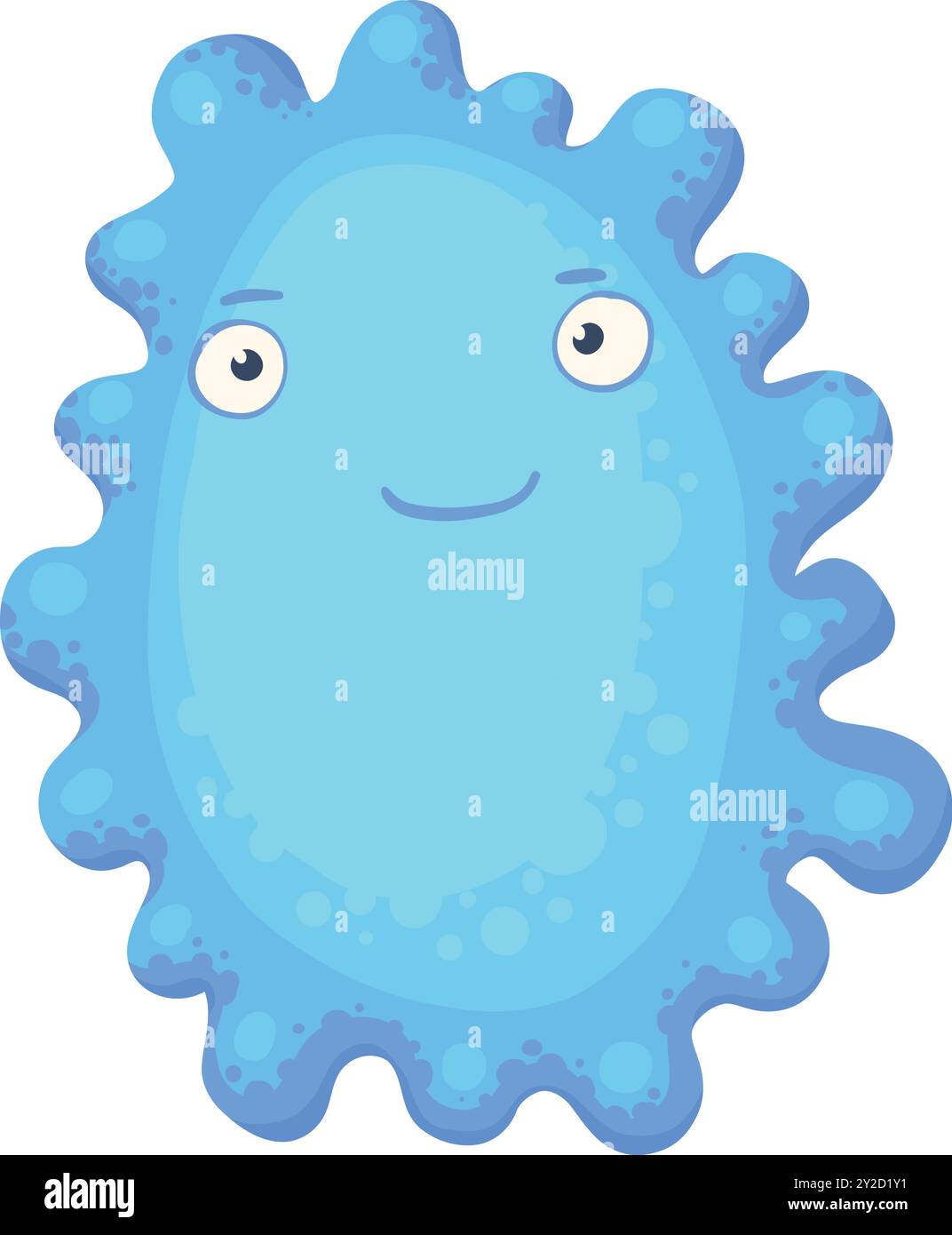 Cartoon bacteria mascot. Virus character, bacterias with funny face ...
