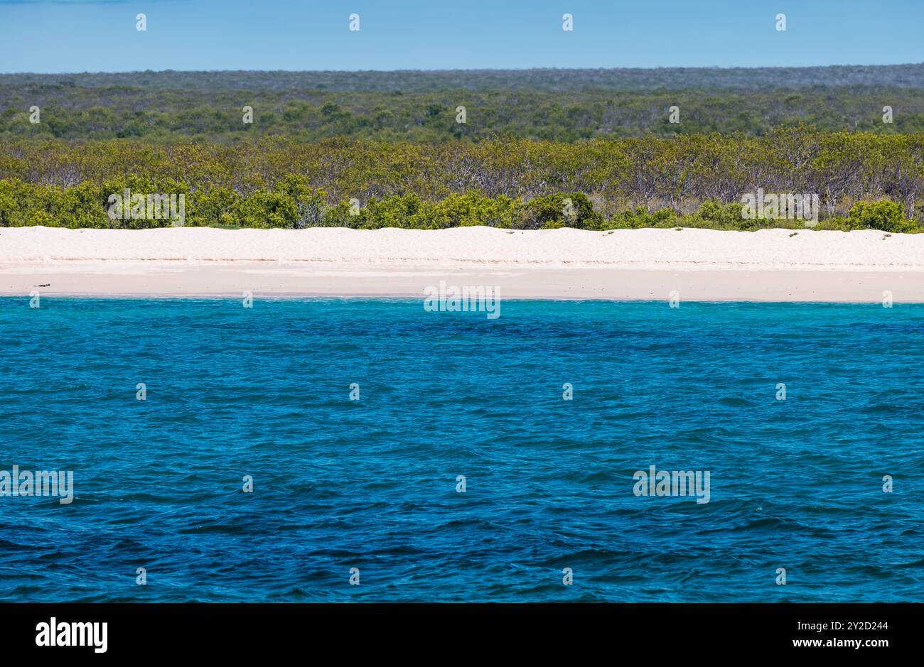 Empty sandy beach view hi-res stock photography and images - Alamy
