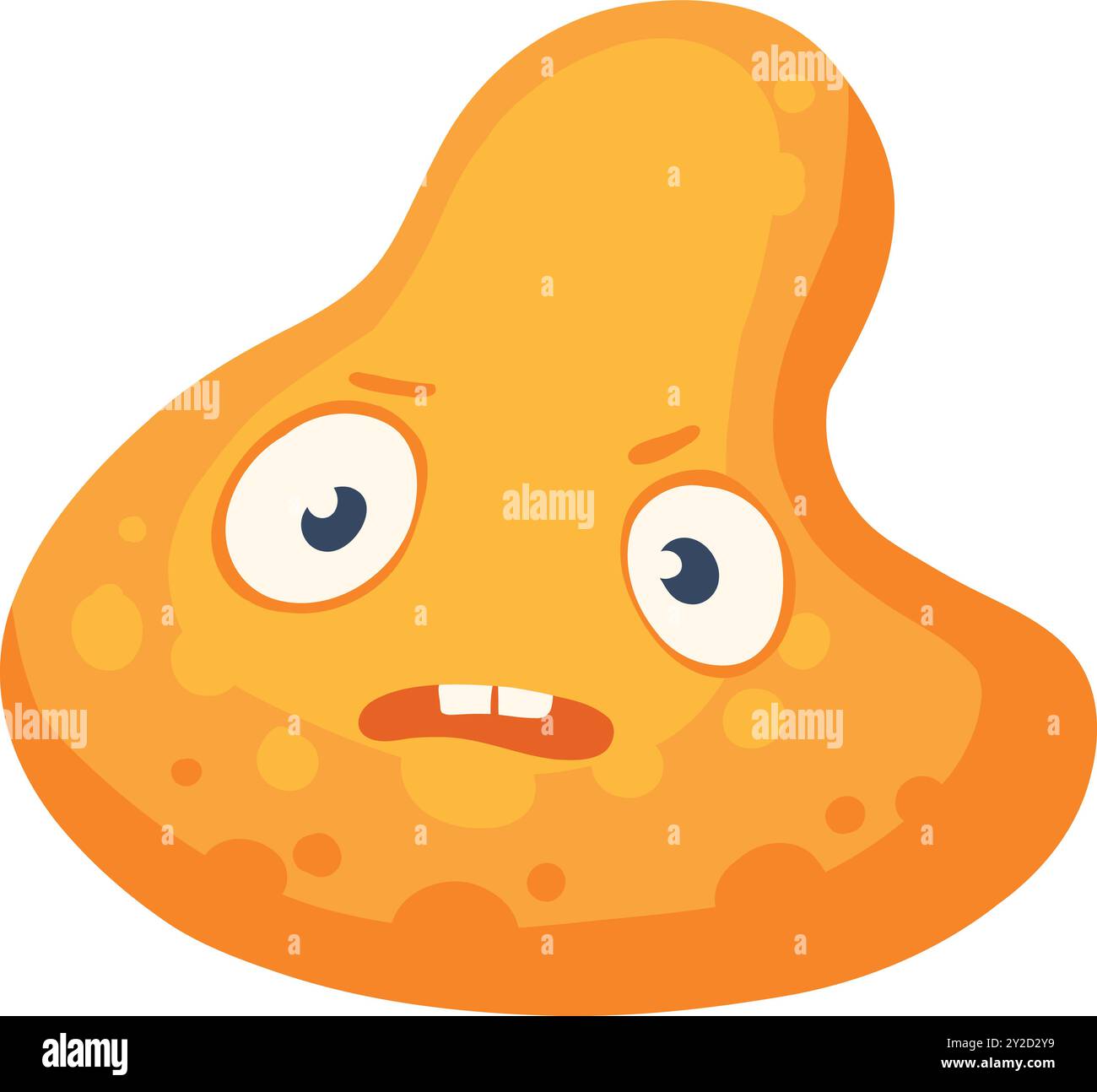Cartoon bacteria mascot. Virus character, bacterias with funny face ...