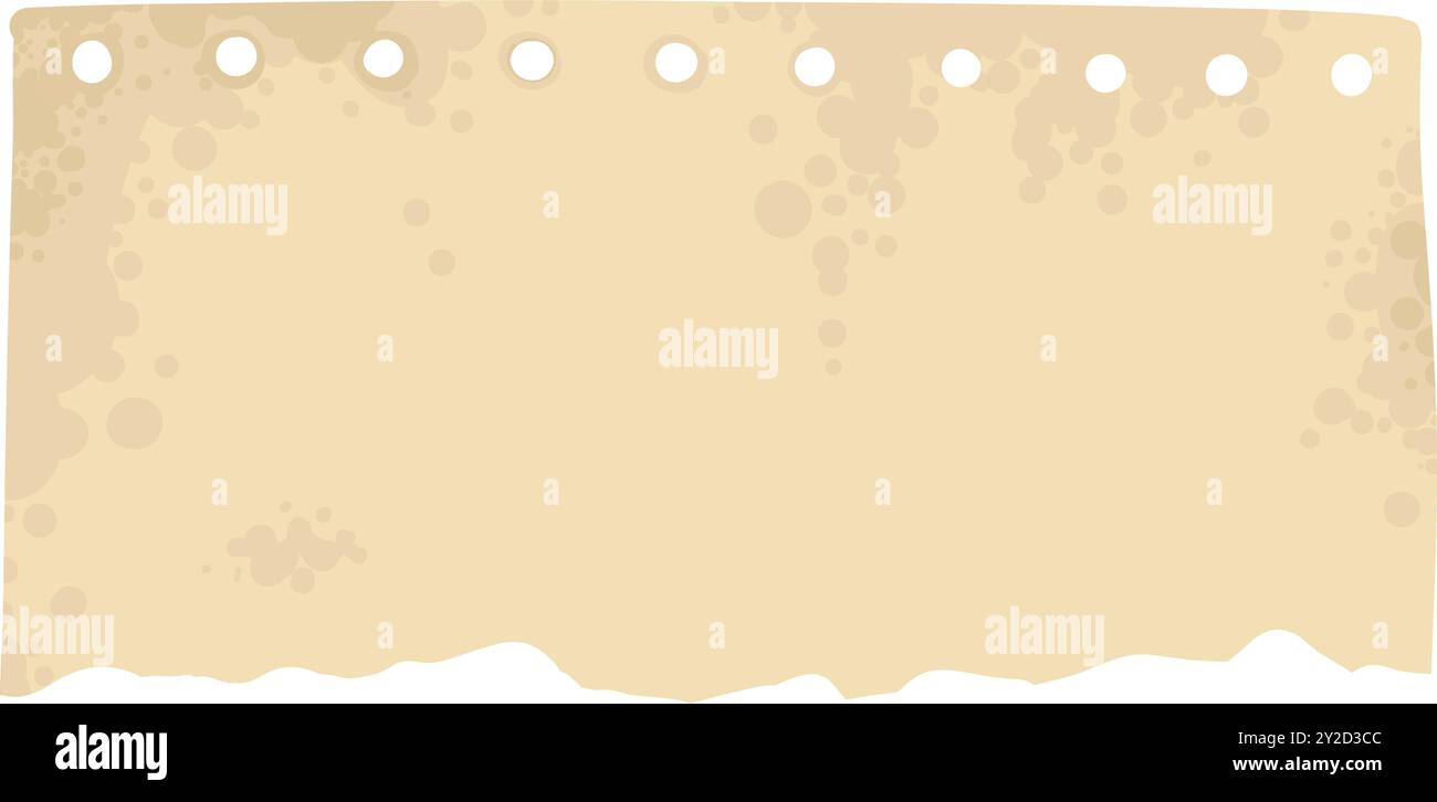 Old scrapbook paper. Crumpled paper page, vintage scrapbook papers and ...