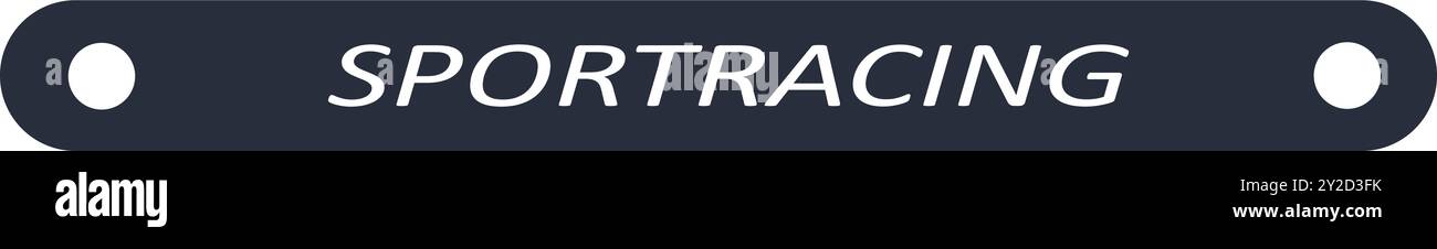 Sports racing stripe. Sports car, moto, boat sticker, striped vehicle ...