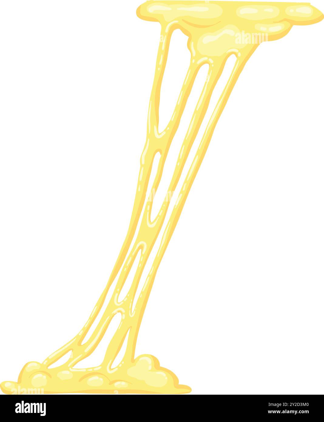 Cartoon sticky slime. Goo liquid slime splatter, mucus splash. Jelly ...