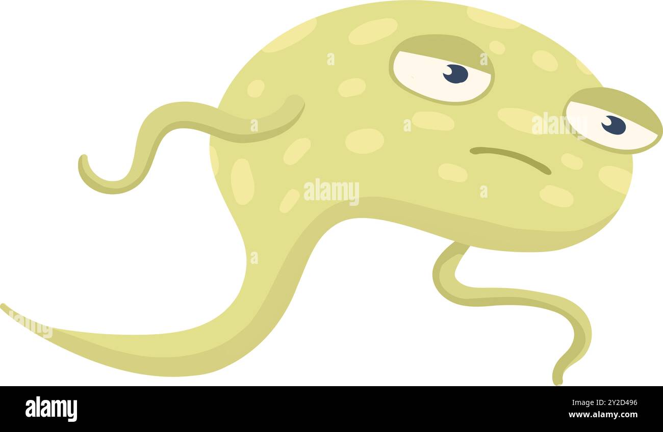 Cartoon bacteria mascot. Virus character, bacterias with funny face ...