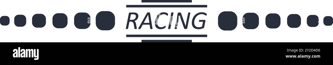 Sports racing stripe. Sports car, moto, boat sticker, striped vehicle ...