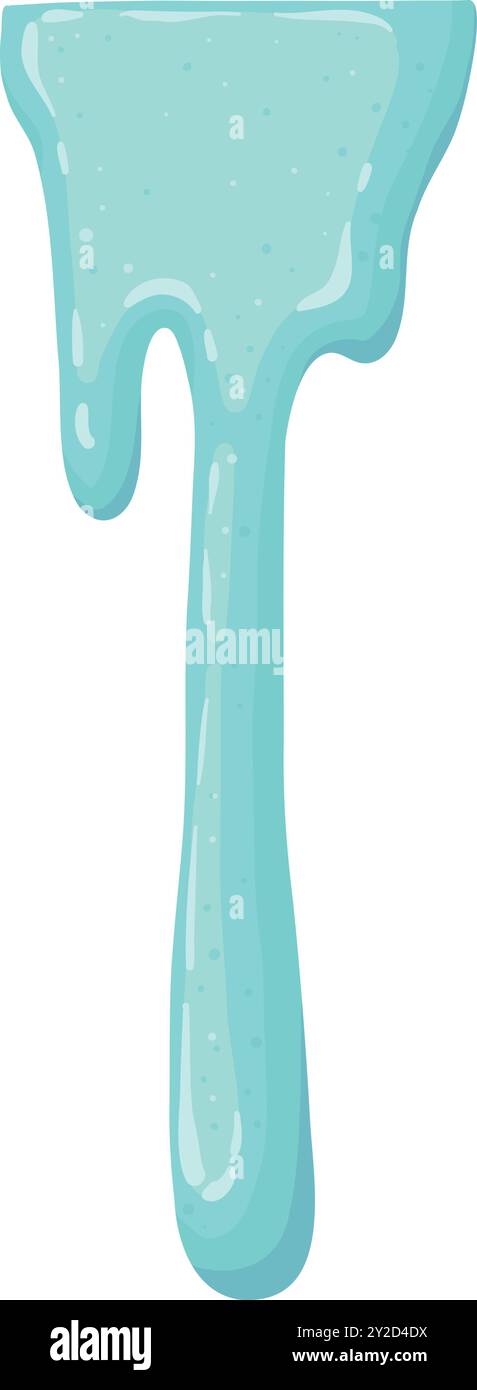 Cartoon sticky slime. Goo liquid slime splatter, mucus splash. Jelly ...