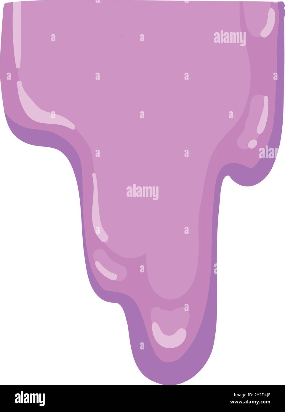 Cartoon sticky slime. Goo liquid slime splatter, mucus splash. Jelly ...