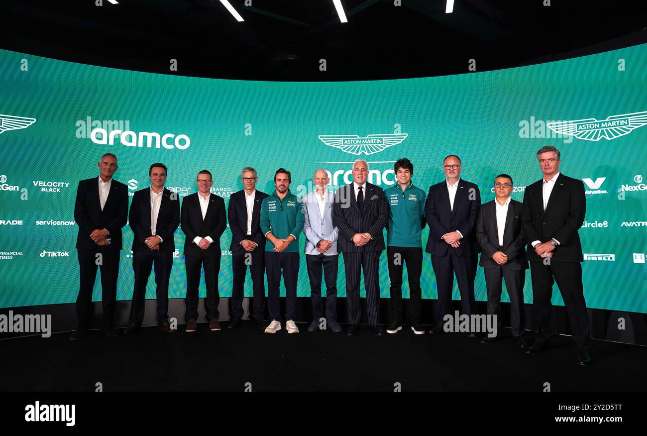 Lawrence stroll adrian newey hi-res stock photography and images - Alamy