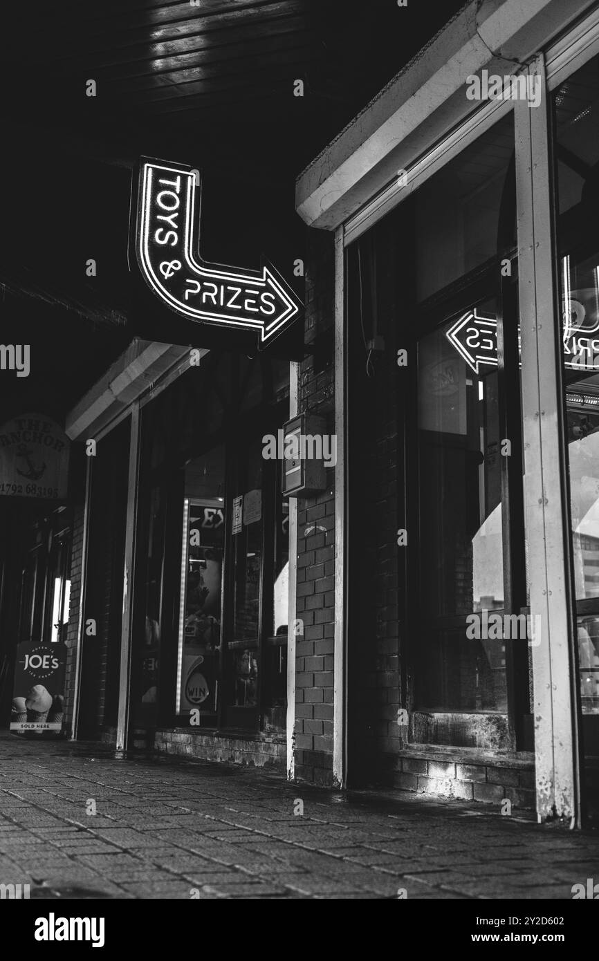 Sign in front entrance Black and White Stock Photos & Images - Alamy