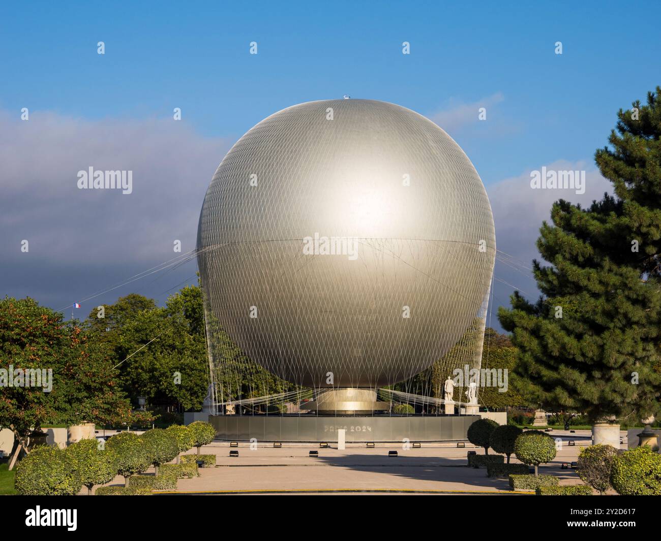 Cauldron Ballon, Paris Olympics, Tuileries Garden, Paris, France ...